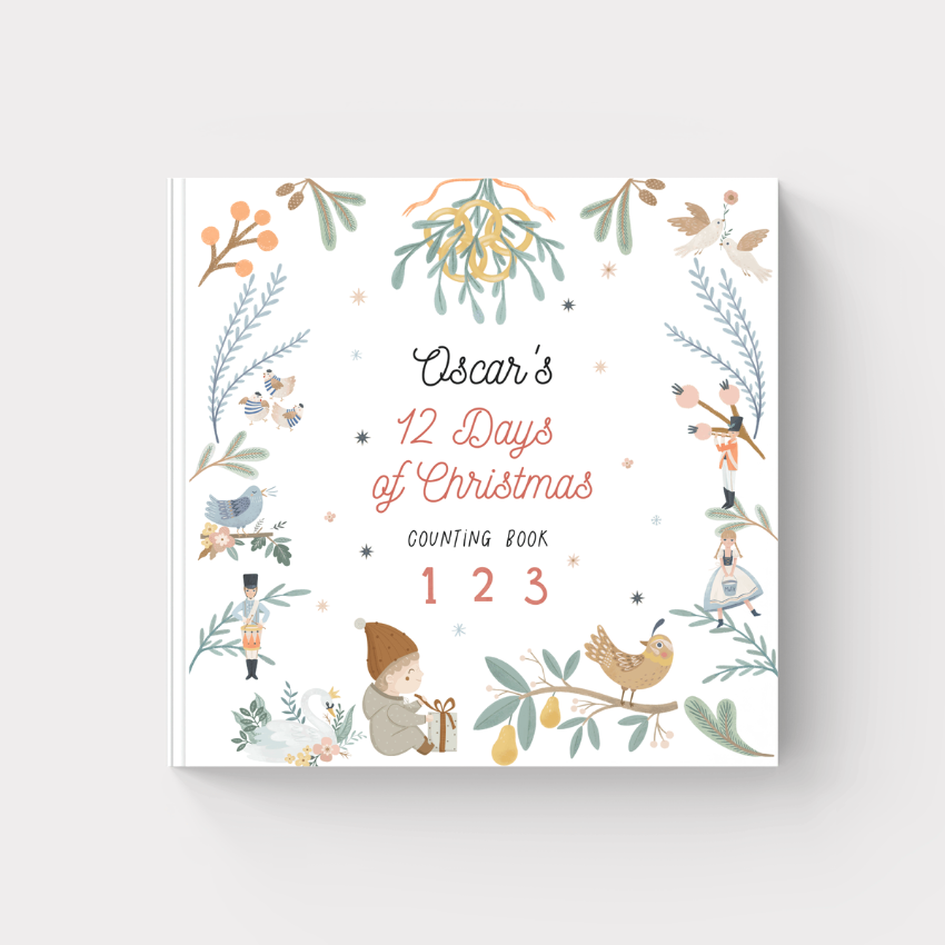 12 Days of Christmas Counting Book | Number Book – Papier Tales
